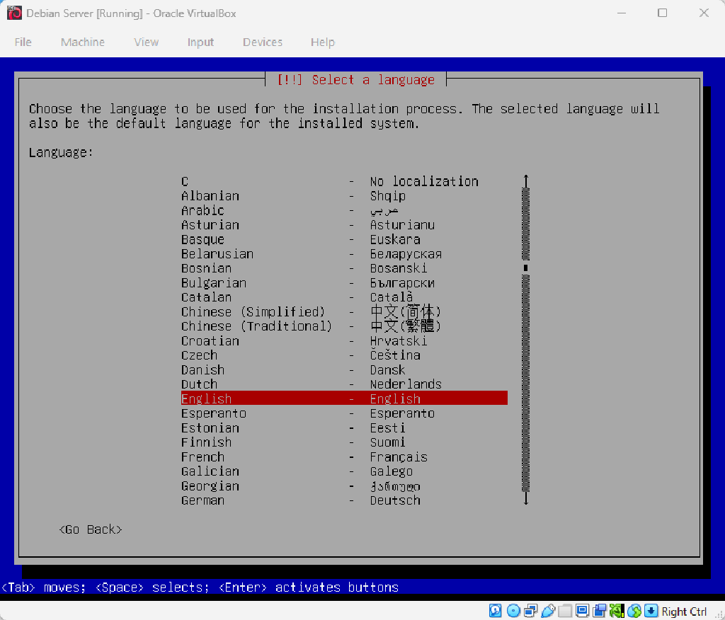 Installing Debian Linux Distribution